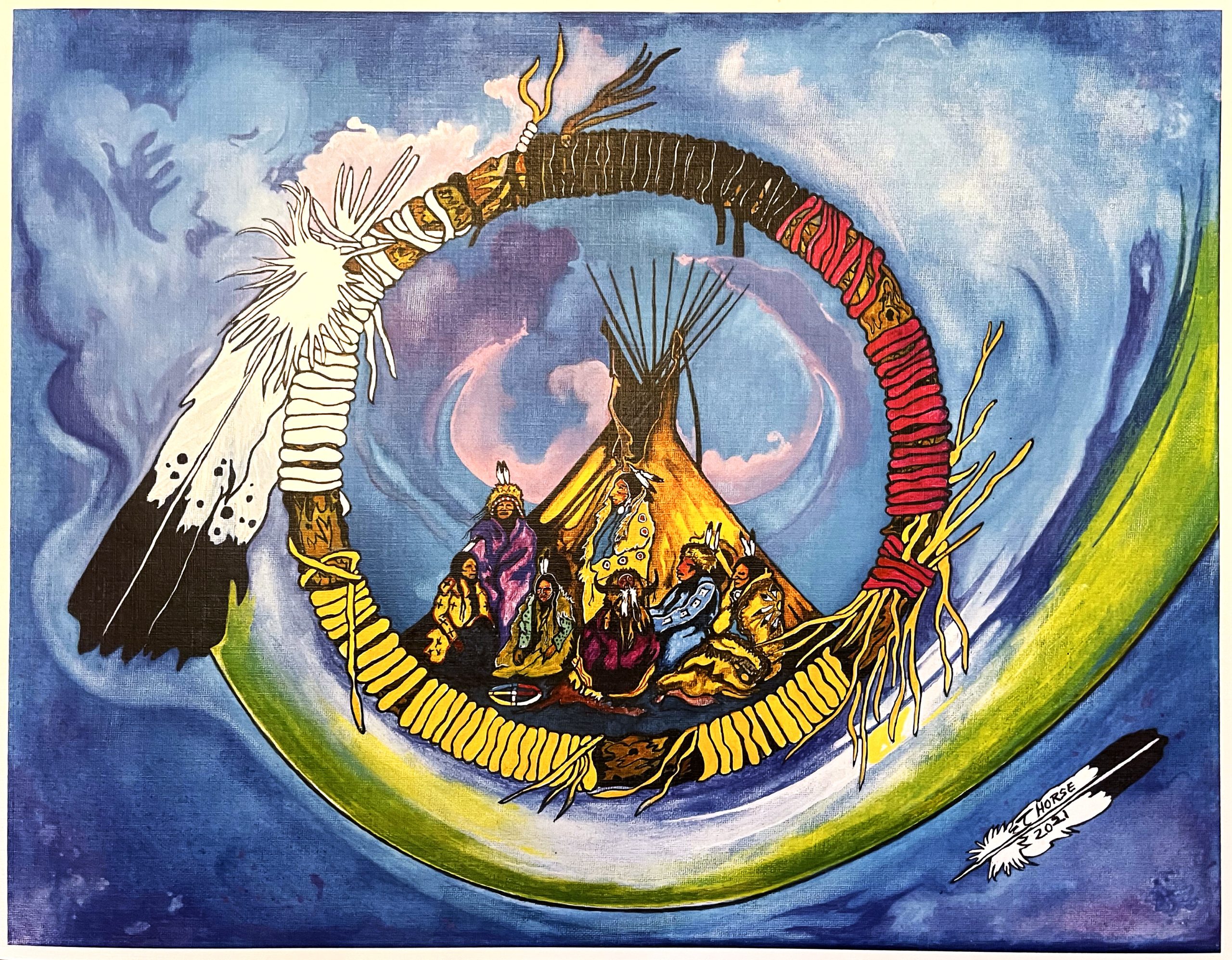 United Indigenous Dancers - EagleOutside